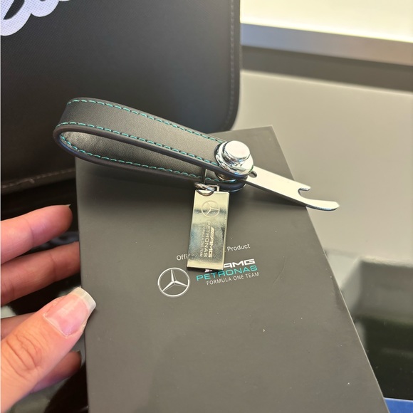 Mercedes AMG Petronas | Accessories | Leather Keychain Mercedes Benz ...